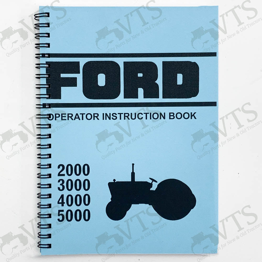 Ford 2000, 3000, 4000 & 5000 Operators' Handbook | VTS